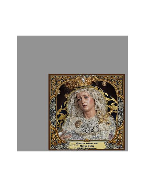 Azulejo de María Santísima del Mayor Dolor de Málaga