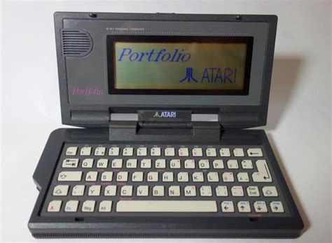 Atari Portfolio Populární Nejmenší Dos Palmtop Plně Funkční Aukro