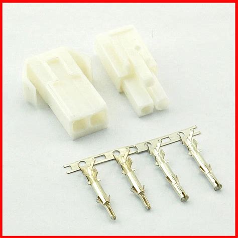 20sets 2 Way El 2p Series Multipole Connectors Wire Connector Electrical 2 Pin Male Female Jack