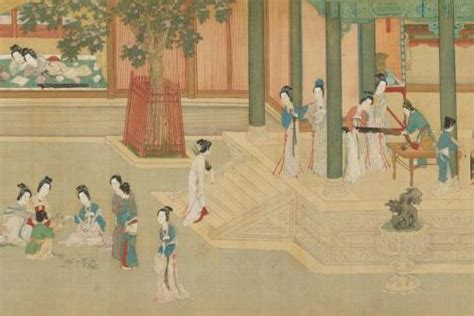 中国十大传世名画赏析之《汉宫春晓图》