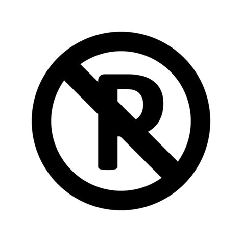 Vectores De Stock De Señal De Prohibido El Parqueo Ilustraciones De