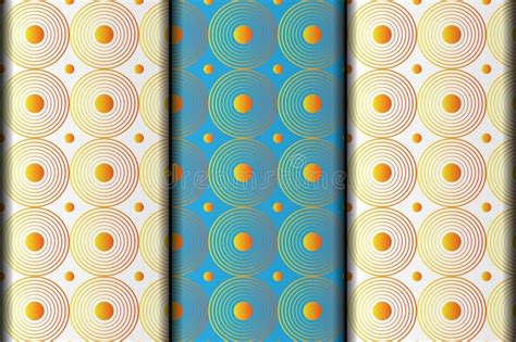 circle gradient style vector eps pattern design stock illustration