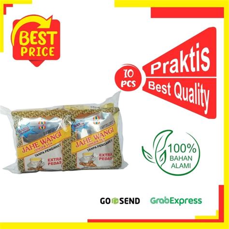 Jual MINUMAN BUBUK KEMASAN INSTAN JAHE WANGI GINGER TEA INSTANT KHAS
