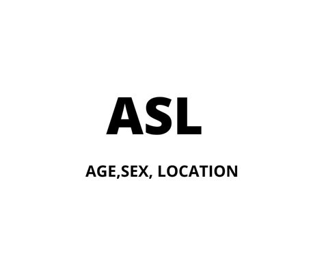 What Does Asl Mean On Omegle Tecligster