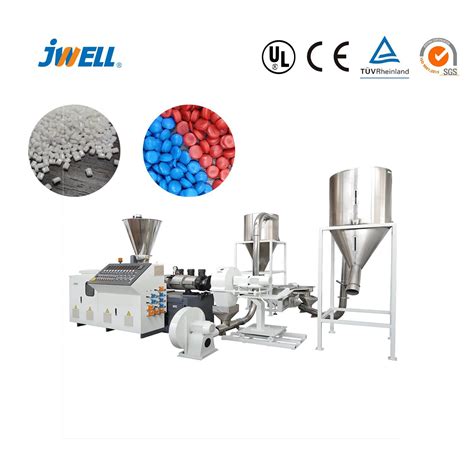 Jwell Counter Rotation Conical Twin Screw Machine For Pelletizing Pvc
