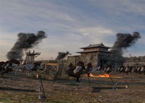 古代战场3d古代古代人大山谷图库