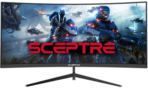 Sceptre 30 Inch Curved Gaming Monitor 21 9 2560x1080 Ultra Wide Ultra