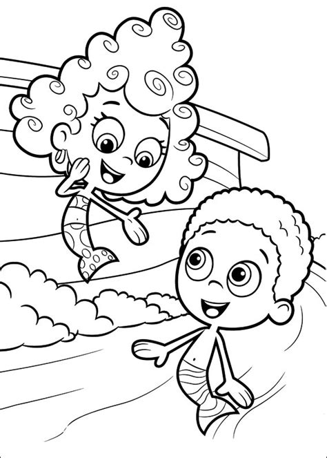 Desenhos Para Colorir Bubble Guppies