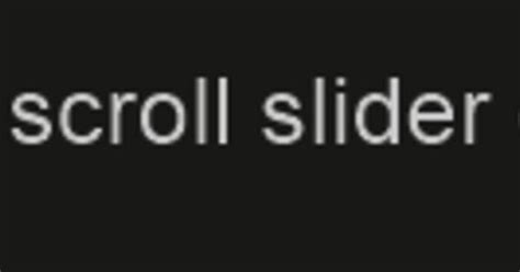 Manual Picture Scroll Slider Effect 2 Images Imgur
