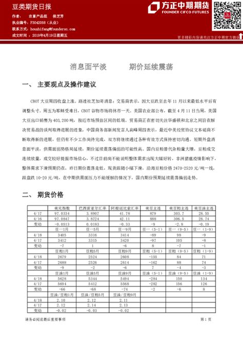 豆类期货日报：消息面平淡 期价延续震荡