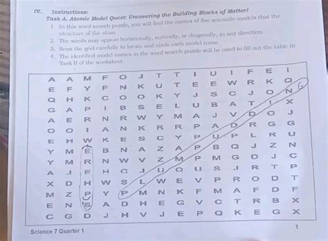 Iv Instructions Task A Atomic Model Quest Studyx