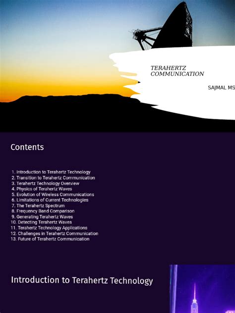 Terahertz Communication Pdf