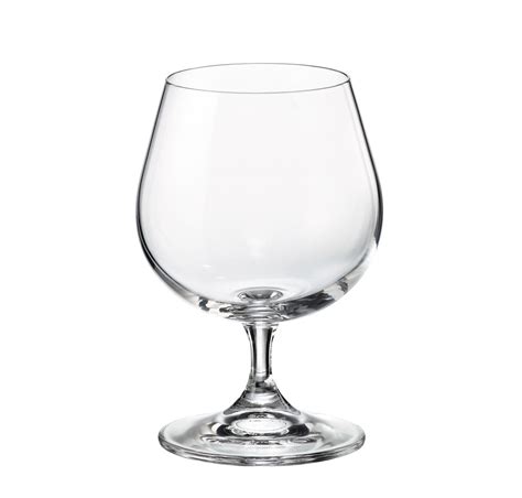 Juego De 6 Copas Para Cognac Crystalite Bohemia 400 Ml Sylvia Walmart