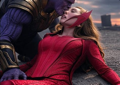 Scarlet Witch Defeat By Thanos 1 By Arthurjoh On Deviantart