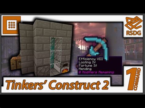 Tinkers Construct 2 In 5 Commands No Mods Only One Command Minecraft Map