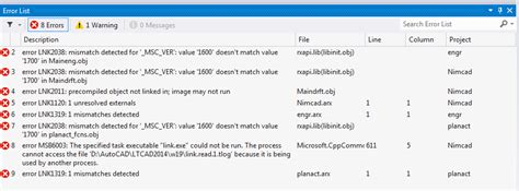 Visual Studio 2010 LNK2038 Mismatch Detected For MSC VER Value 1600 Doesn T Match Value