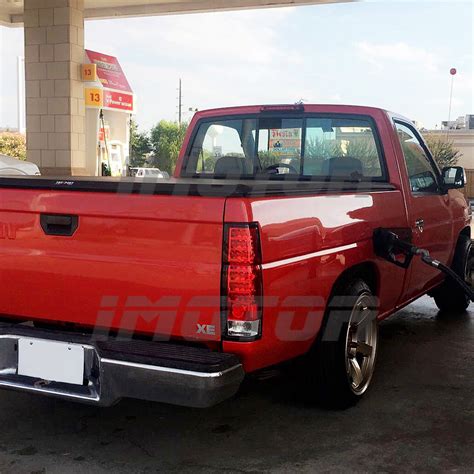 For Nissan Hardbody Pickup D Jdm Red Clear Rear Brake Tail Lights Ebay