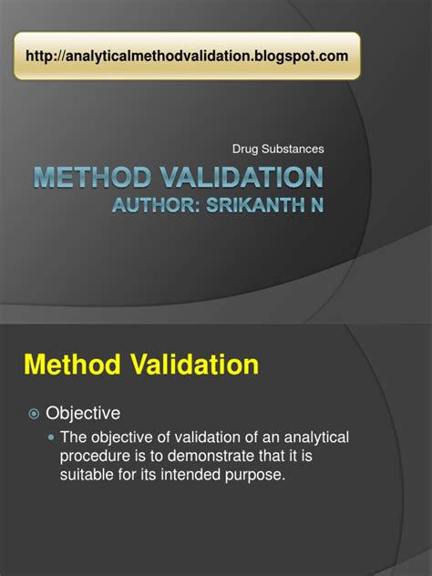 PDF Method Validation On Drug Substances DOKUMEN TIPS