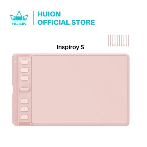 HUION Inspiroy 2 маленький планшет для рисования Розовый Цифровой ...