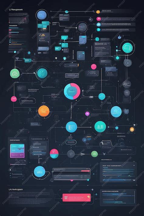 Premium Photo Ux Ui Flowchart Application Development Prototype