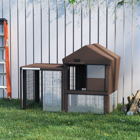 Pawhut Rabbit Hutch Cover Quality Discounts