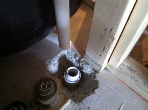 New Basement Tub Drain Line Offset Issue Plumbing Diy Home