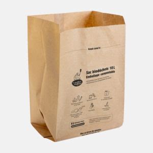 Lot de sacs kraft biodéchets L Le site officiel de la droguerie éco