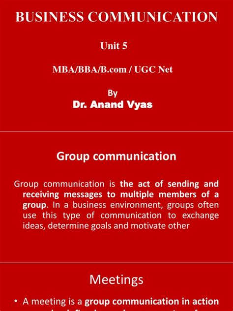 Unit 5 Busniess Communication Pdf