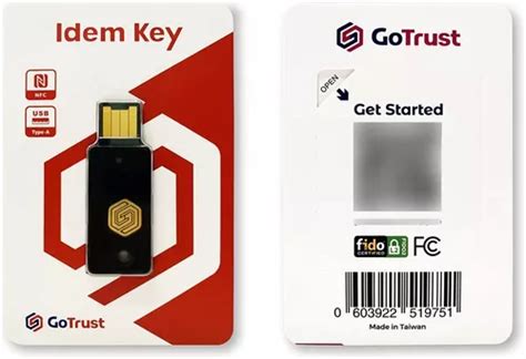 Gotrust Idem Key Security Fido2 Nfc 2fa Similar Yubikey Usb Frete Grátis