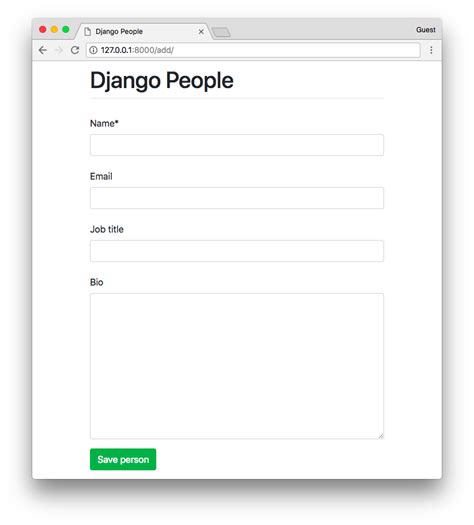 How To Use Bootstrap 4 Forms With Django