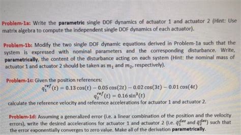 Solved Syatem The Cartesian Robot Given In Figure Is Chegg