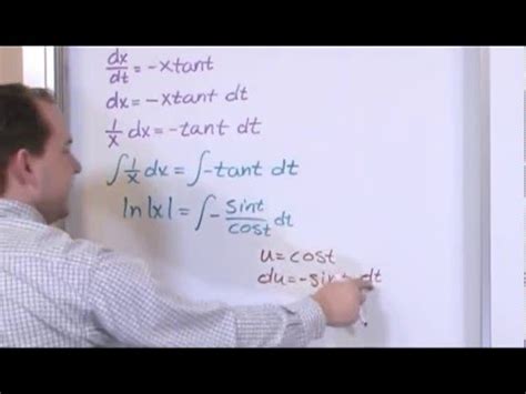 Lesson 5 - First Order Linear ODEs Variation Of Parameters, Part 2 - Differential Equations ...