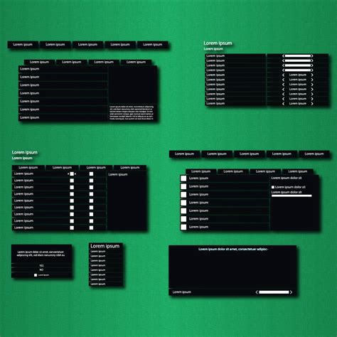 flat and minimalist game ui game asset pack by sungraphica on deviantart