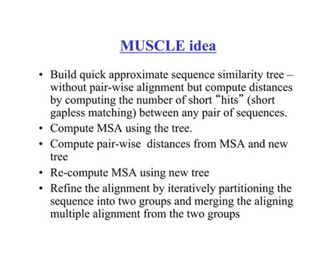 multiple sequence alignment ppt