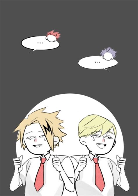 Kaminari Denki And Monoma Neito And Kirishima Eijirou And Shinsou Hitoshi Boku No Hero Academia Funny