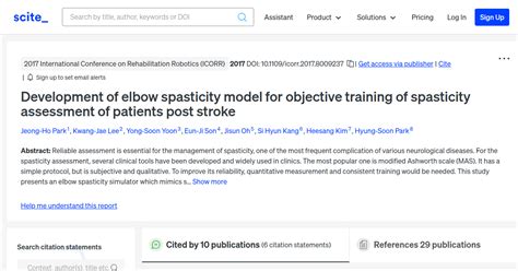 Development Of Elbow Spasticity Model For Objective Training Of