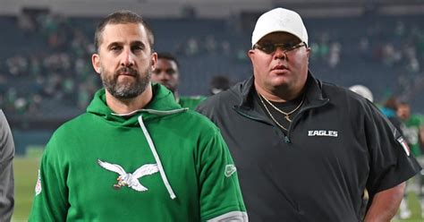 Nick Sirianni Zach Ertz Separated By Big Dom Disandro During