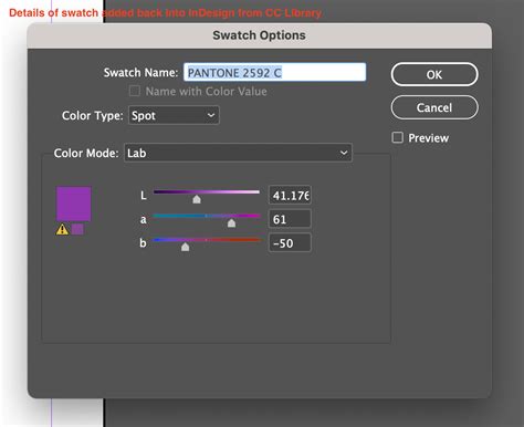 Solved Pantone Swatches In Cc Libraries With Pantone Conn Adobe Product Community 13751735
