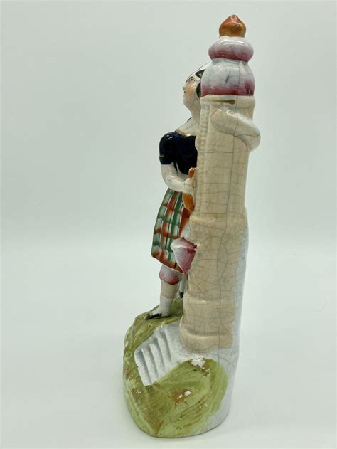 Victorian Staffordshire Pottery Castle Circa 1860 75