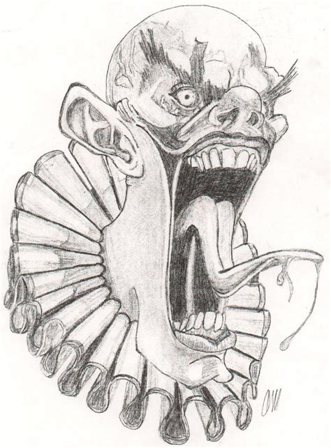 Evil Clown By Cagedspirit On Deviantart