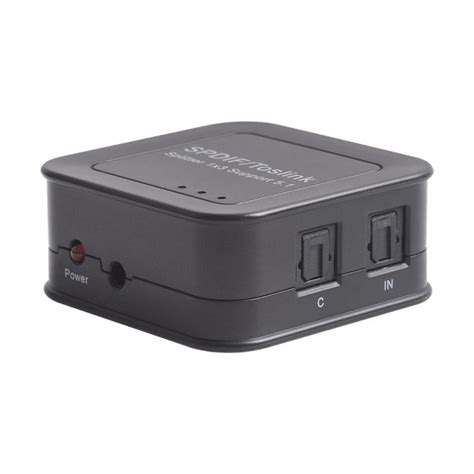 Toslink Spdif Splitter 1x3 De Audio óptico Digital