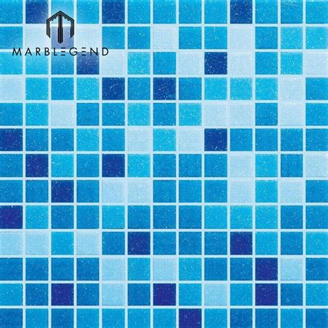 Pfm Hit Swimming Pool Design Blue Glass Mosaic Sheet Tile Pfm Stone