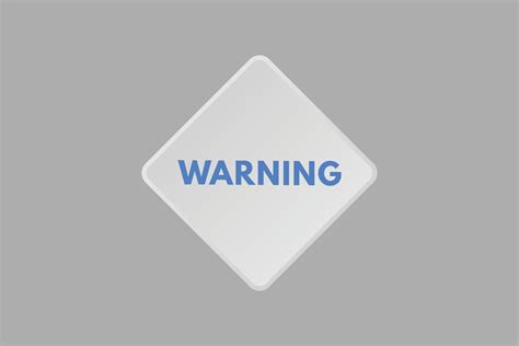 Warning Button Warning Sign Icon Label Sticker Web Buttons 15089130
