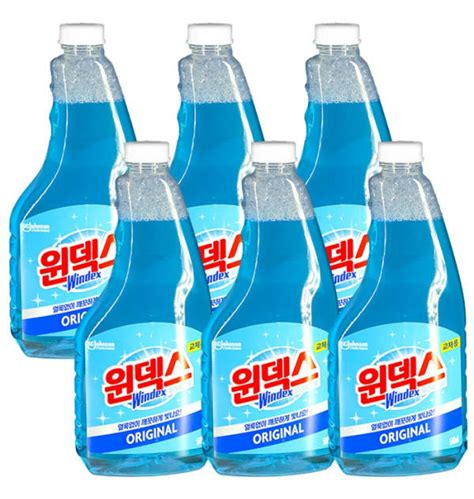 윈덱스 유리세정제 교체용 500ml X 6개 티몬