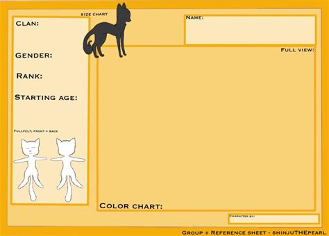 Tcotv Meadowclan Ref Sheet Read Description By Momma Shin On Deviantart