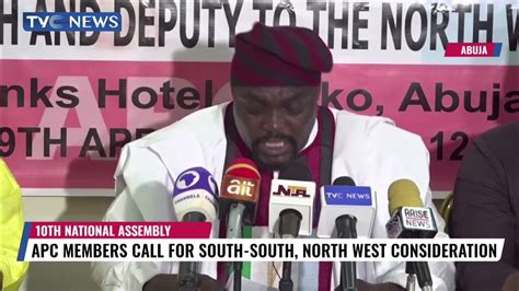 10th National Assembly Apc Members Call For South South North West