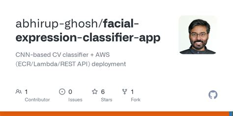 GitHub Abhirup Ghosh Facial Expression Classifier App CNN Based CV