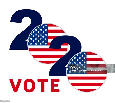 미국에서 2020 년 투표 배너 디자인 미국의 애국 배경 선거 날 2020년에 대한 스톡 벡터 아트 및 기타 이미지 2020년 7월 기 Istock