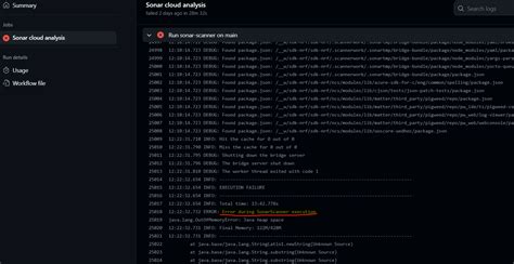 Outofmemoryerror When Running Sonarscanner On Github Actions