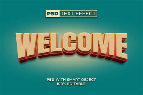 Psd 3d Text Effect Style For Photoshop